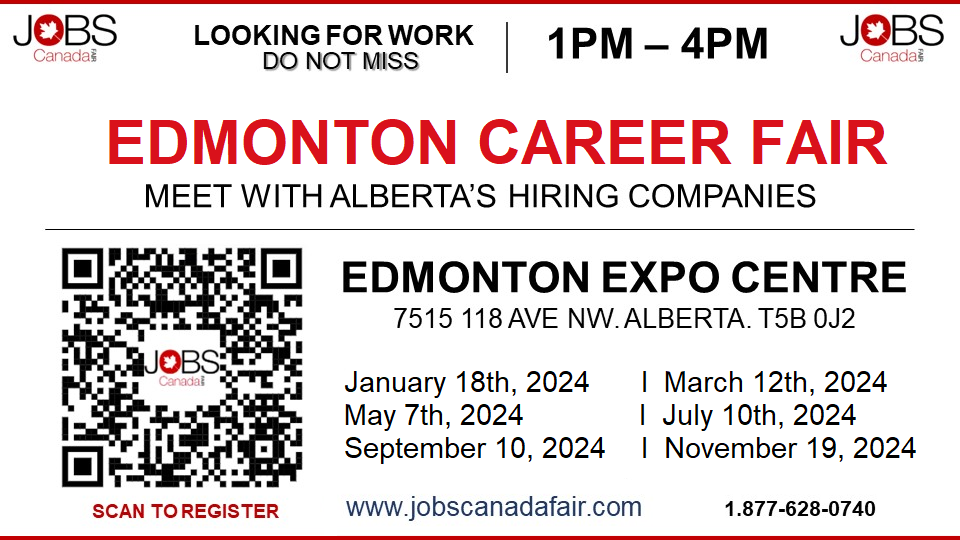 Jobs Canada Edmonton Career Fair