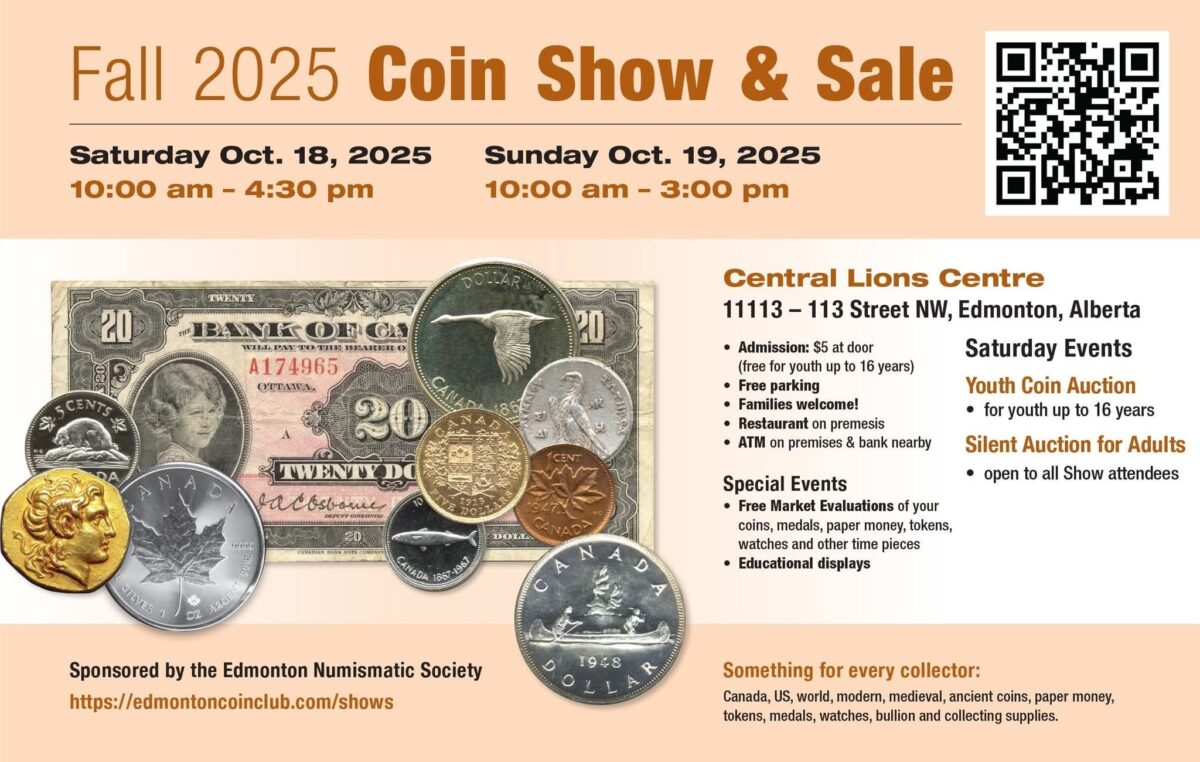 Edmonton Coin Show – Fall