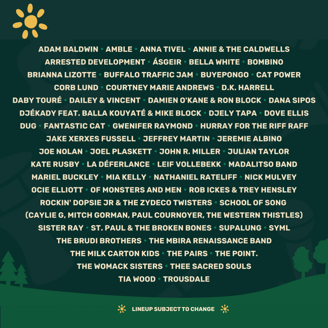2026 Edmonton Folk Music Festival Reveals Lineup; Tickets on Sale June 6