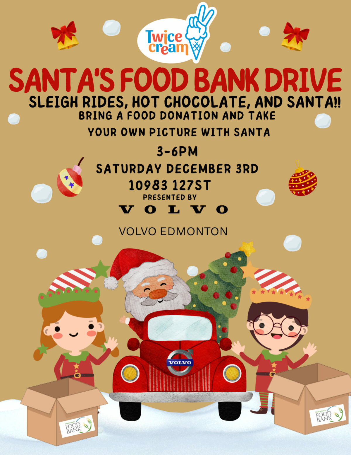 Santa’s Food Bank Drive