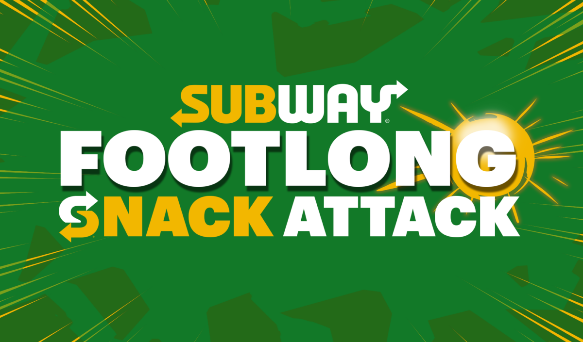 Subway Footlong Snack Attack