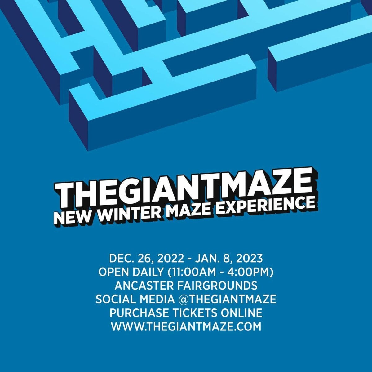 Giant Winter Maze: New Winter Maze Experience