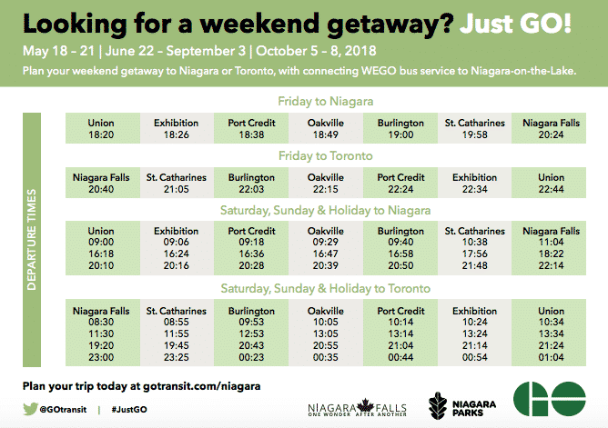 Toronto Go Transit Schedule