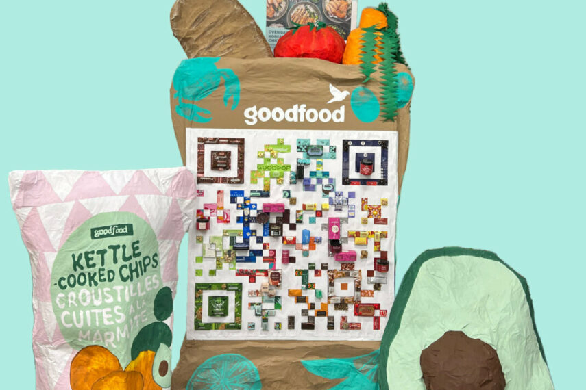 Goodfood’s Giant QR Code – Win Free Meal Kits