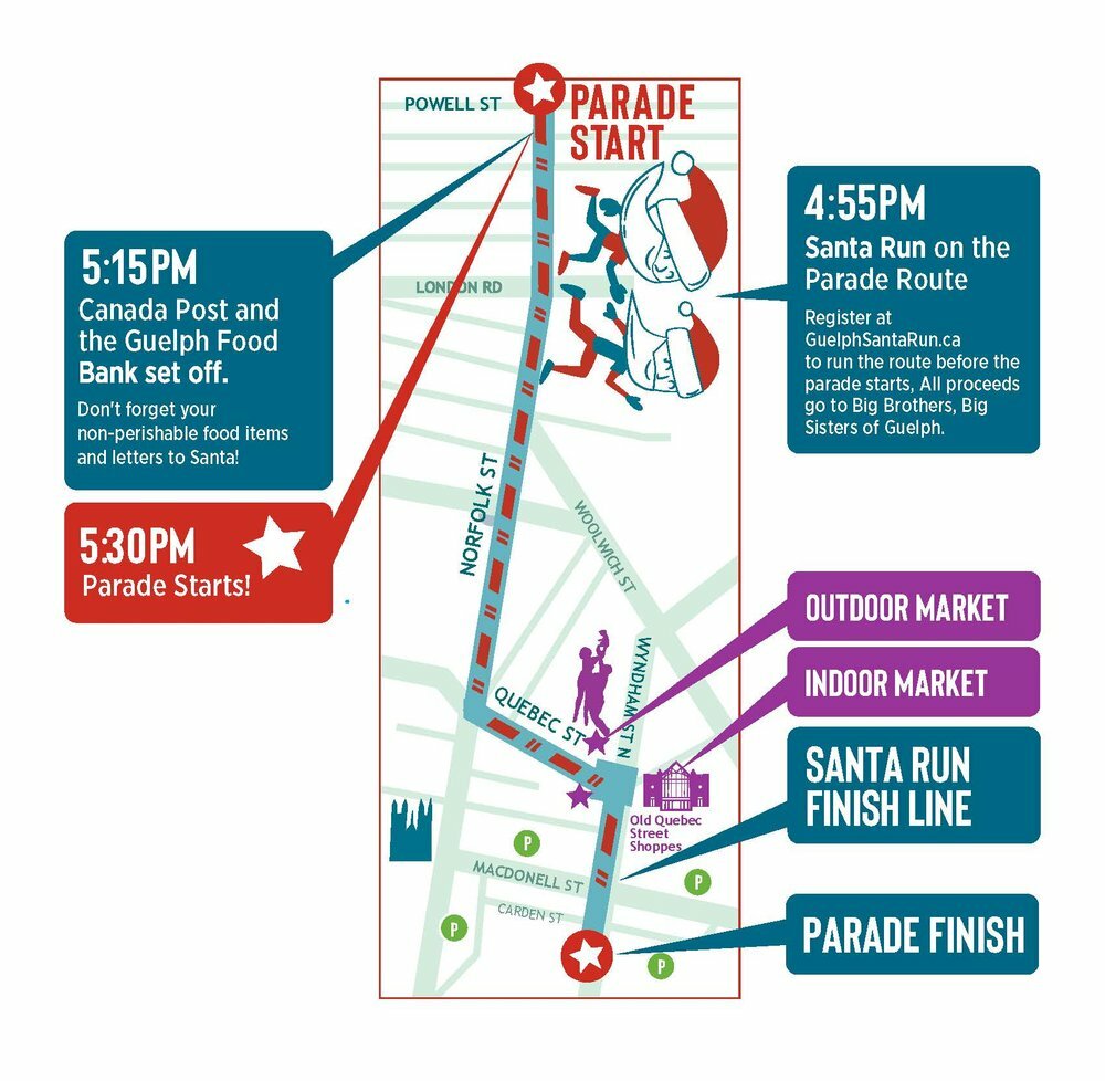 Guelph Santa Parade and Santa Run