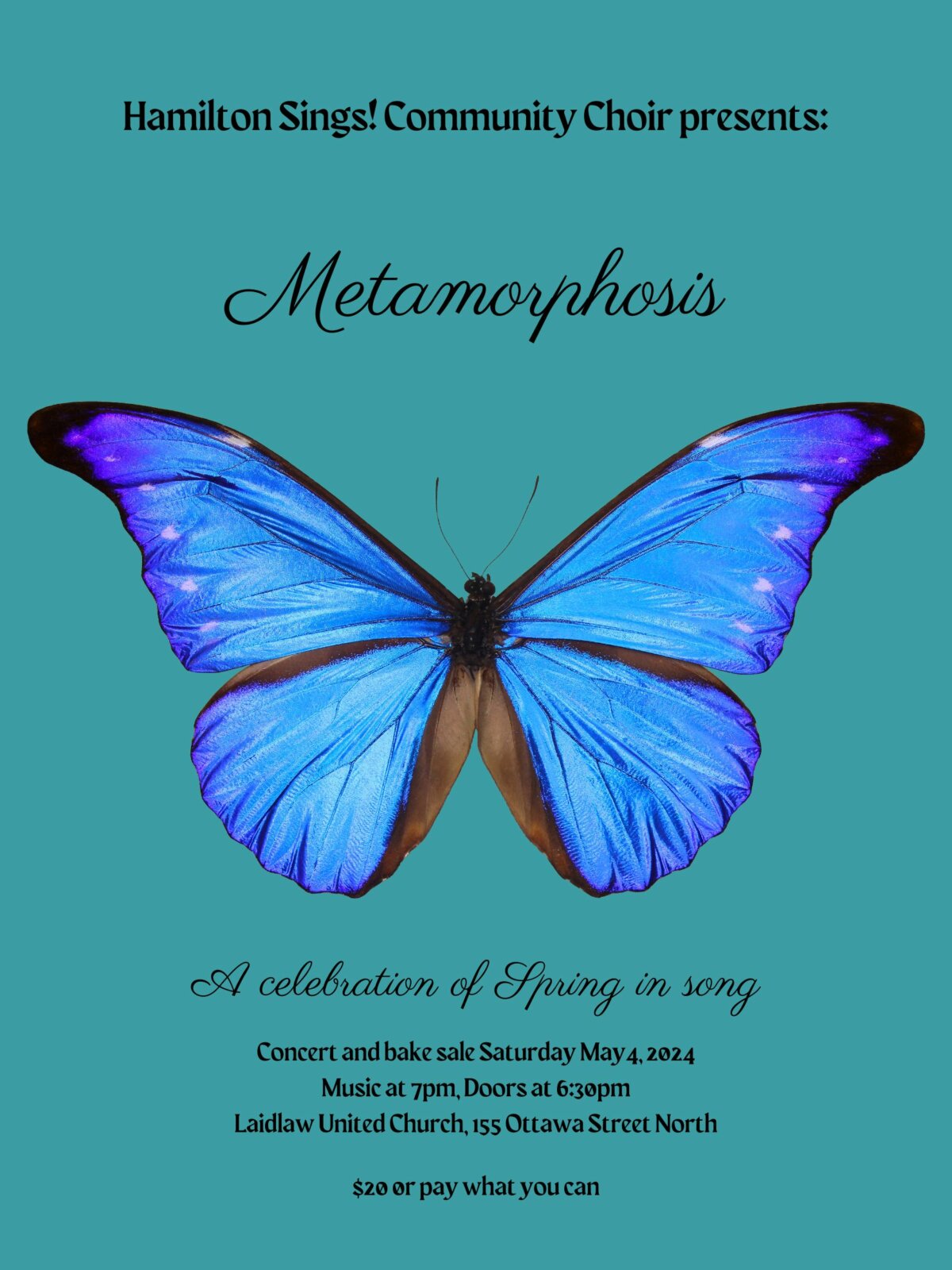 Metamorphosis: a Celebration of Spring in Song