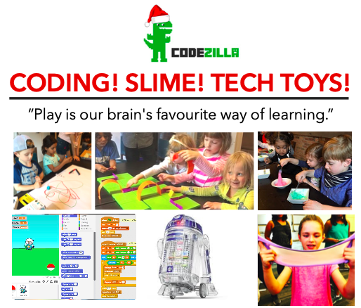 CODING! SLIME! TECH TOYS! HOLIDAY STEM PARTY | Withrow Park Clubhouse ...