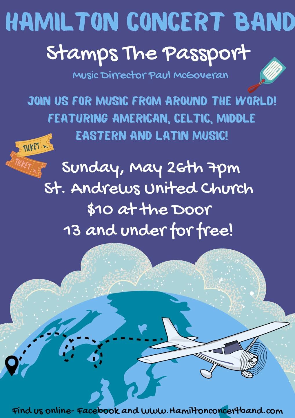 Hamilton Concert Band Stamps the Passport