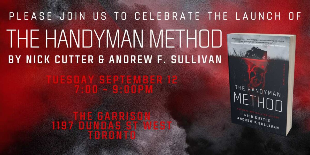 BOOK LAUNCH – The Handyman Method: A Story of Terror