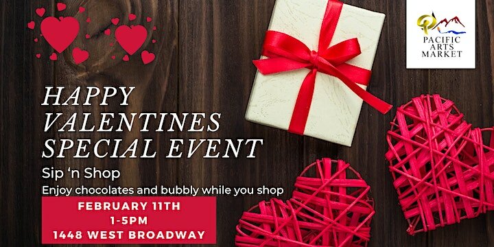 Happy Valentine’s Sip ‘n Shop Event