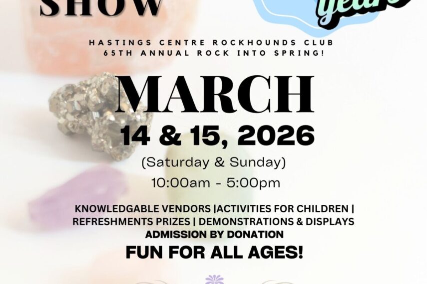 Rockhounds’ 65th Annual Gem & Jewellery Show