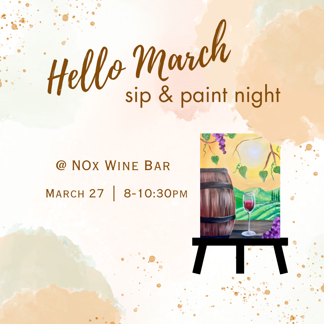 Hello March Sip & Paint Night