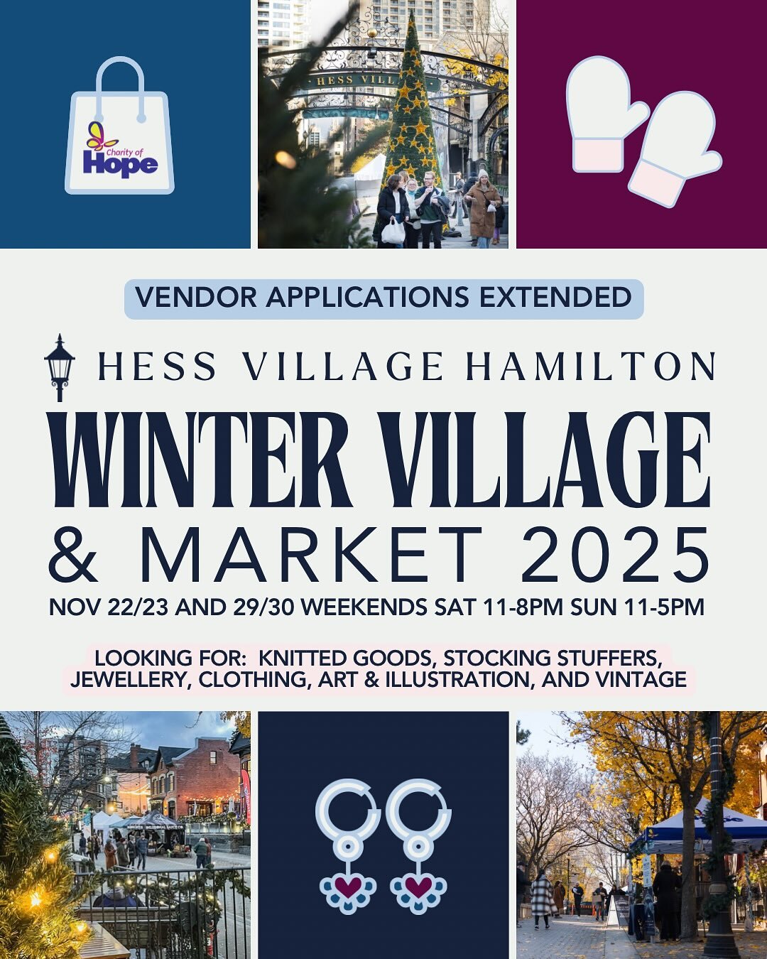 Tree Lighting Hess Winter Village Kick-Off & Hess Village Holiday Market