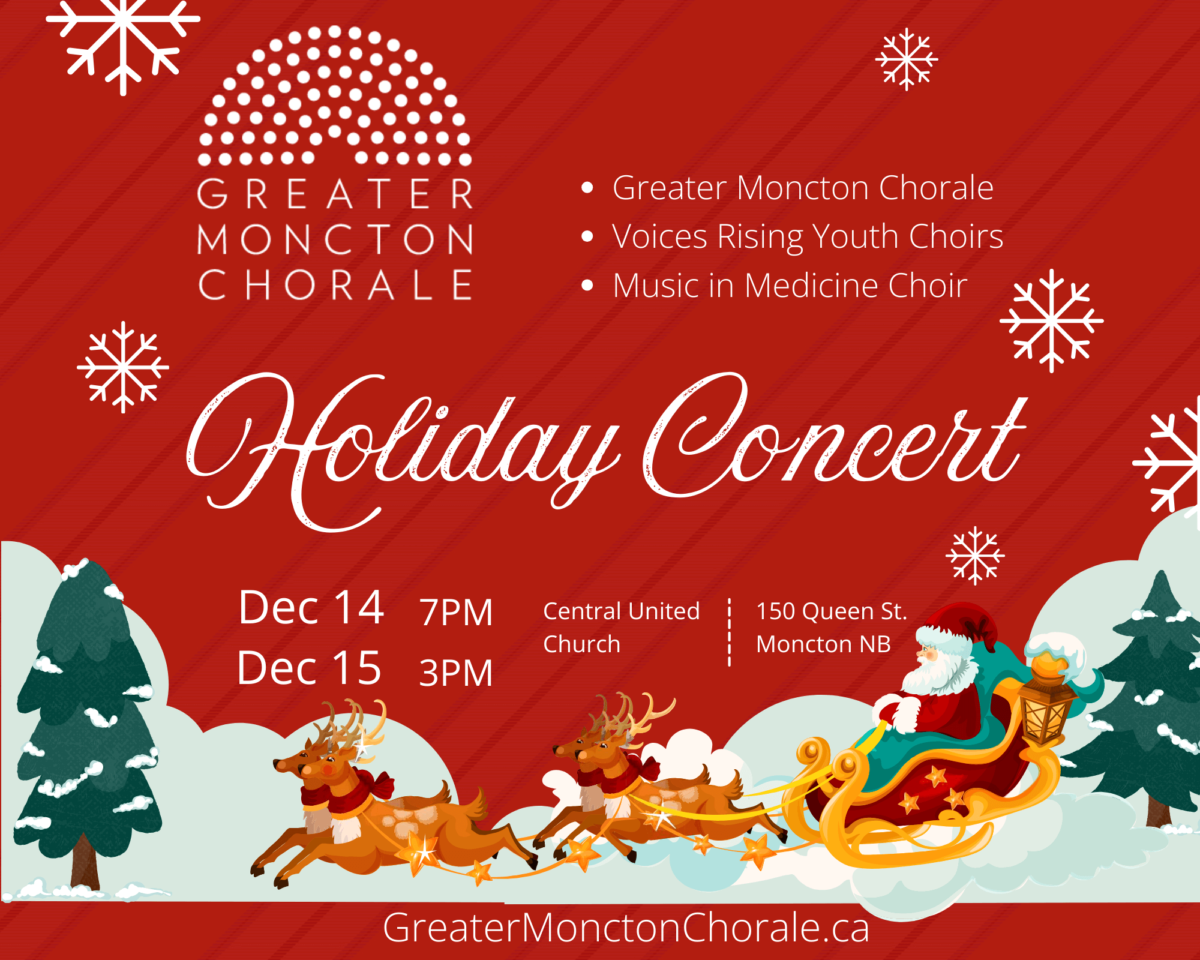 Greater Moncton Chorale Holiday Concert