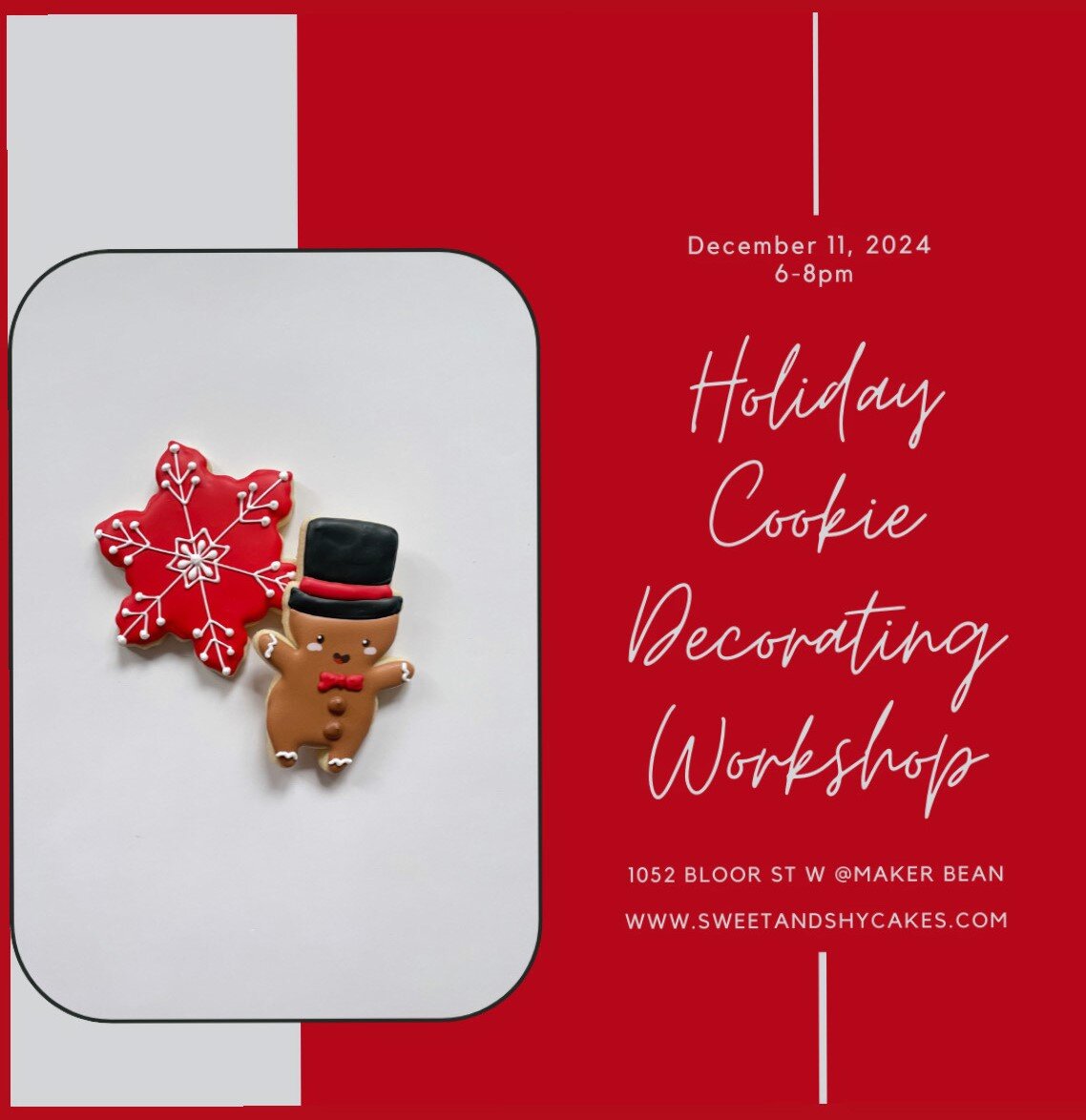Holiday Cookie Decorating Workshop