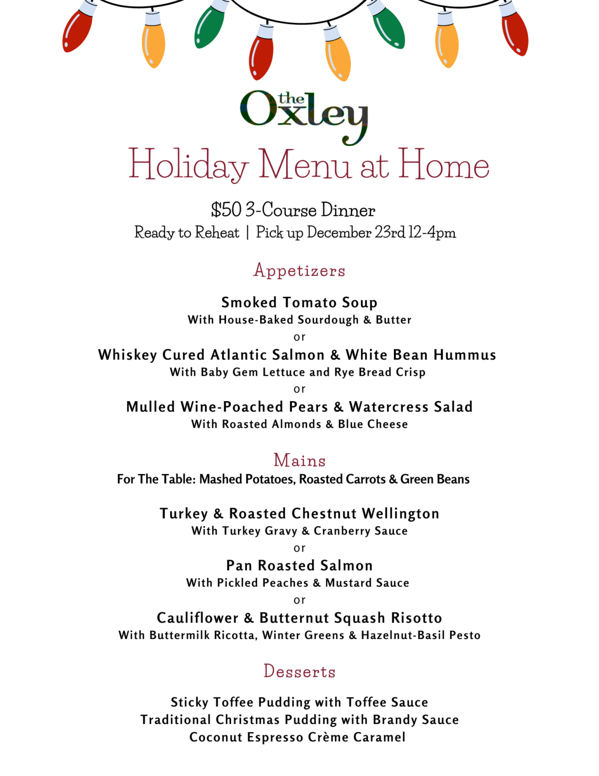 23 Places to Order Christmas Dinner Takeout in Toronto | To Do Canada