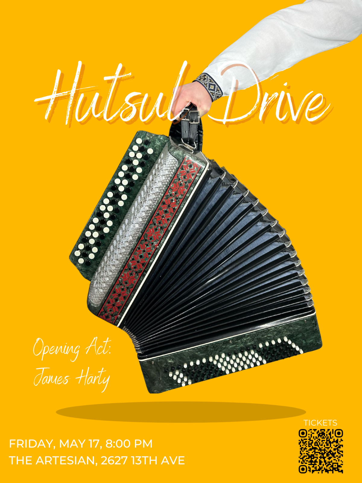 Hutsul Drive With Special Guest James Harty