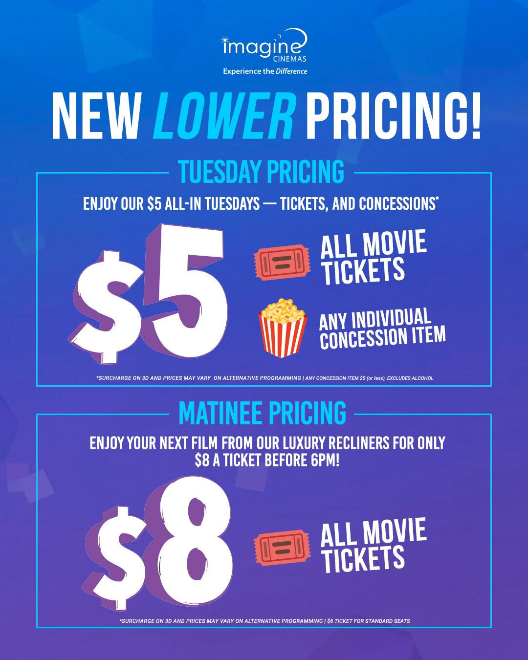 Imagine Cinemas Brings Back ‘Cheap Tuesdays’ with $5 Deals