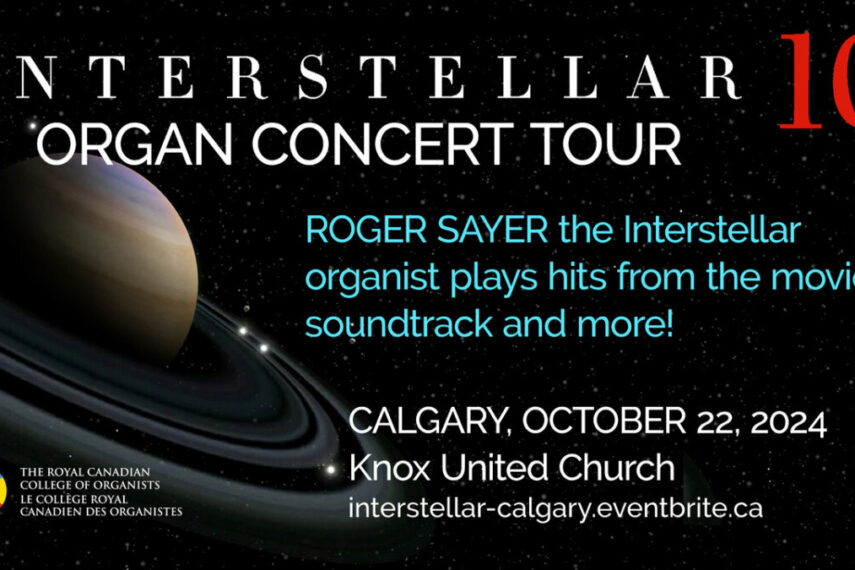 Interstellar 10 Organ Concert Tour