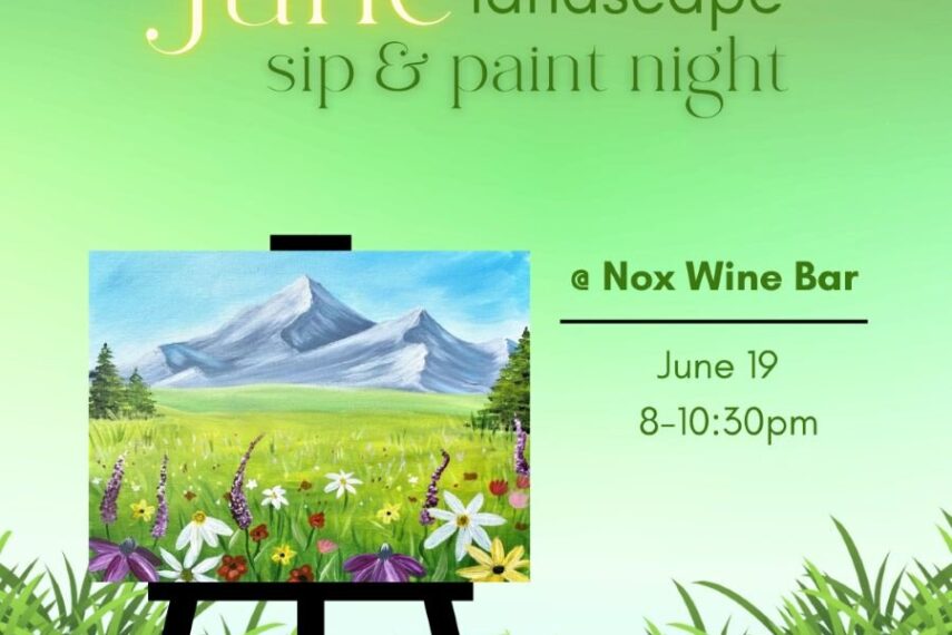June Landscape Sip & Paint Night