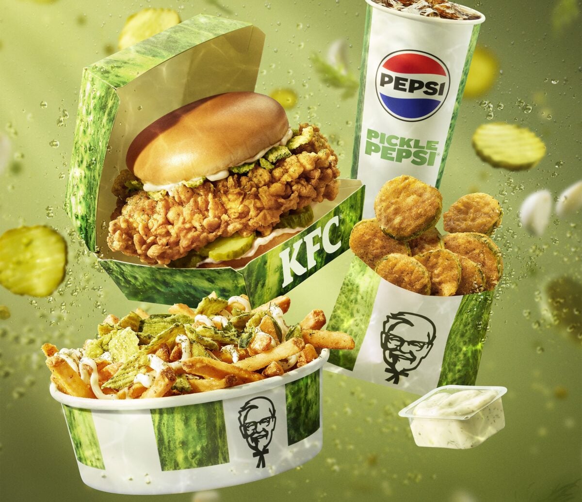 KFC Canada Adds Pickle Sandwich, Pickle Pepsi & More to Limited-Time ...
