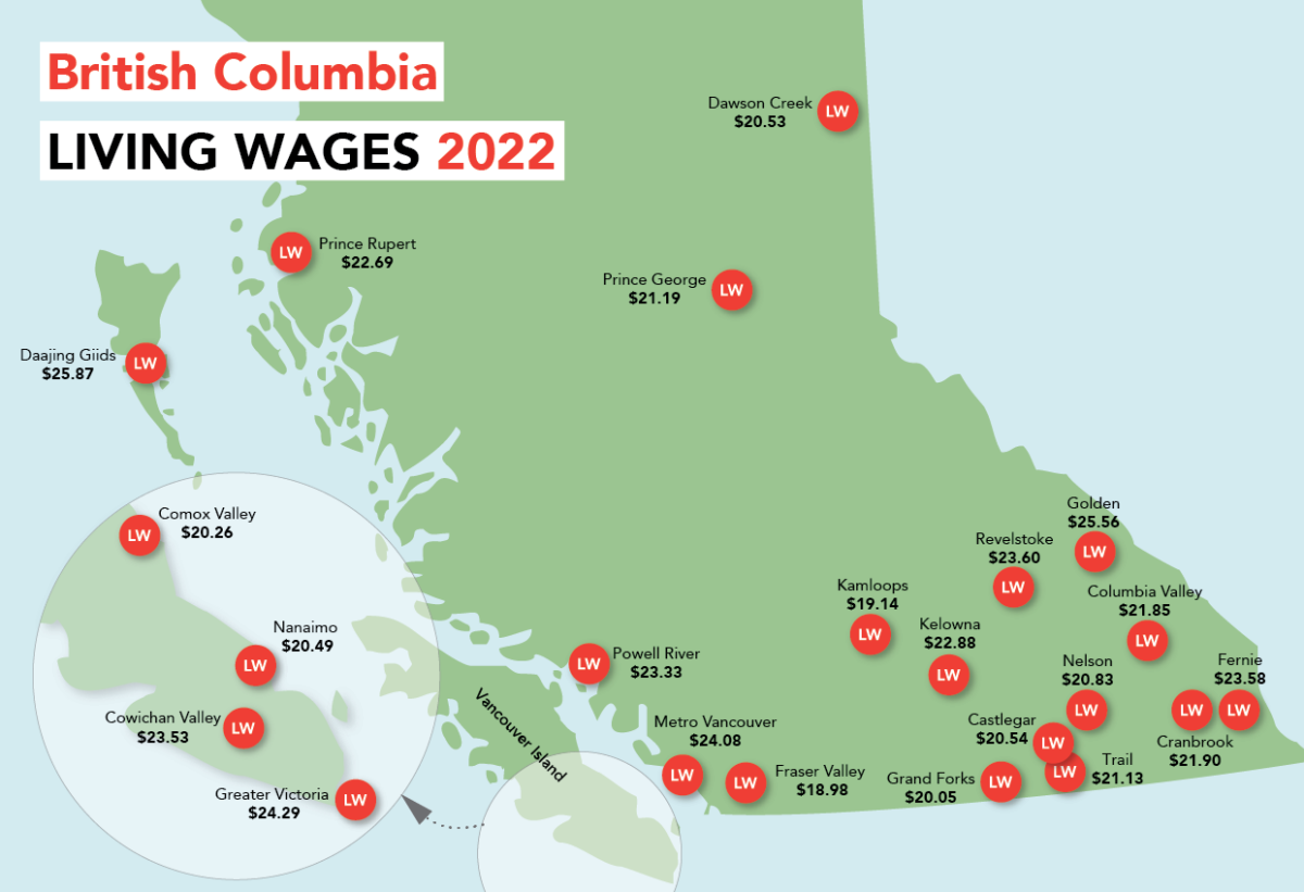 Living Wage in British Columbia 2022: This is How Much You Need to Earn ... Living Wage in British Columbia 2022: This is How Much You Need to Earn ...