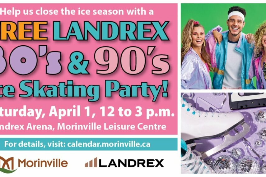 LANDREX 80’s & 90’s Ice Skating Party!