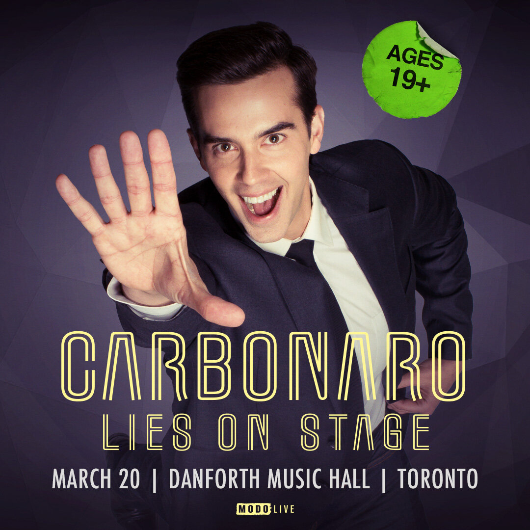 Carbonaro: Lies On Stage