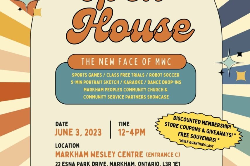 Markham Wesley Centre Open House