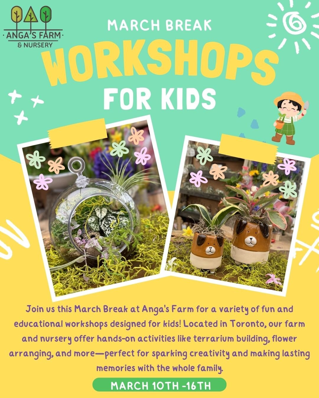 March Break: Kid’s Workshops