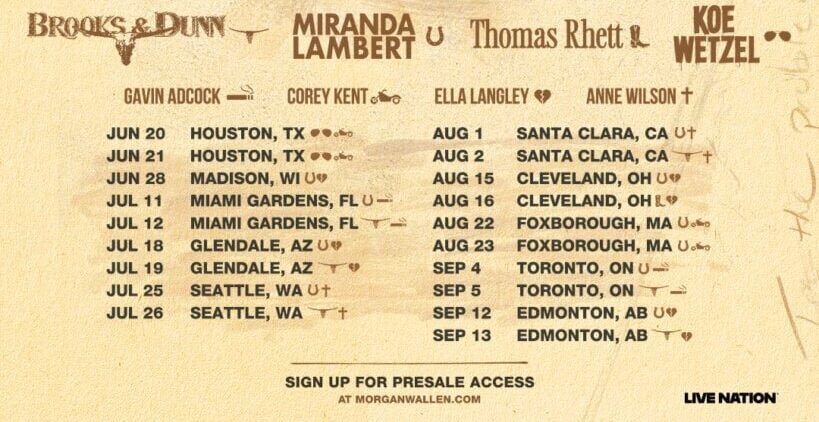 Morgan Wallen Announces Edmonton and Toronto Stops on “I’m The Problem ...