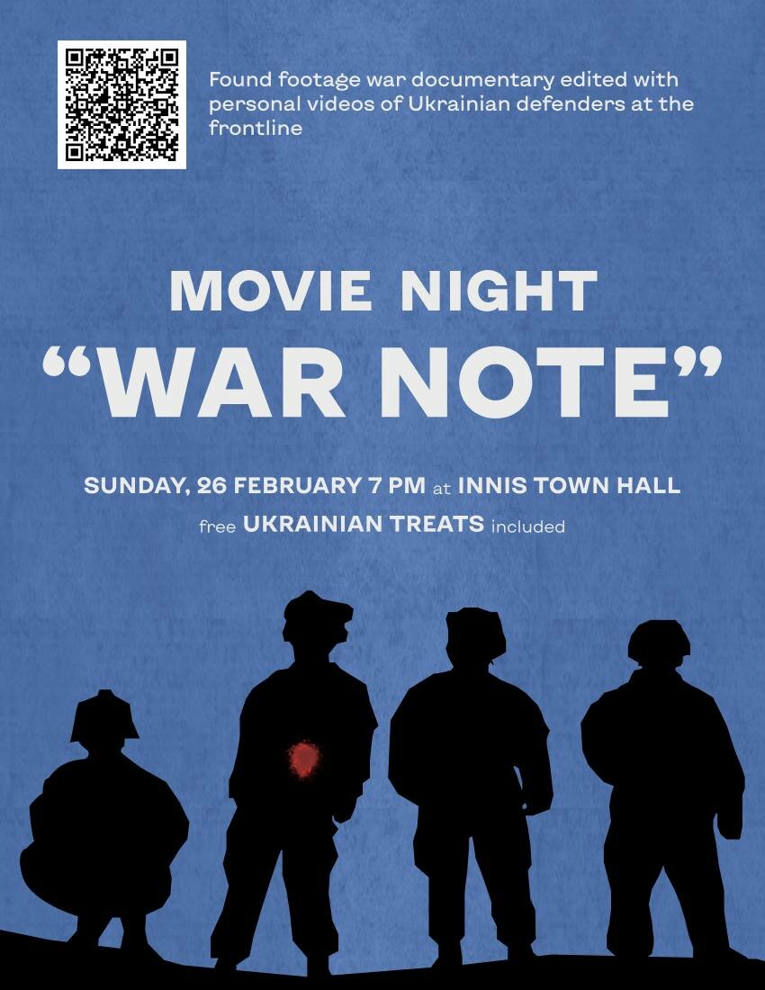 Movie Night "War Note"
