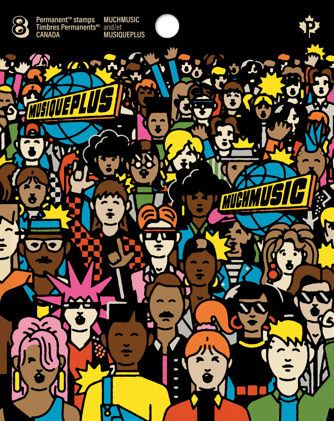 Canada Post Unveils Stamps Honouring MuchMusic and MusiquePlus Legacy