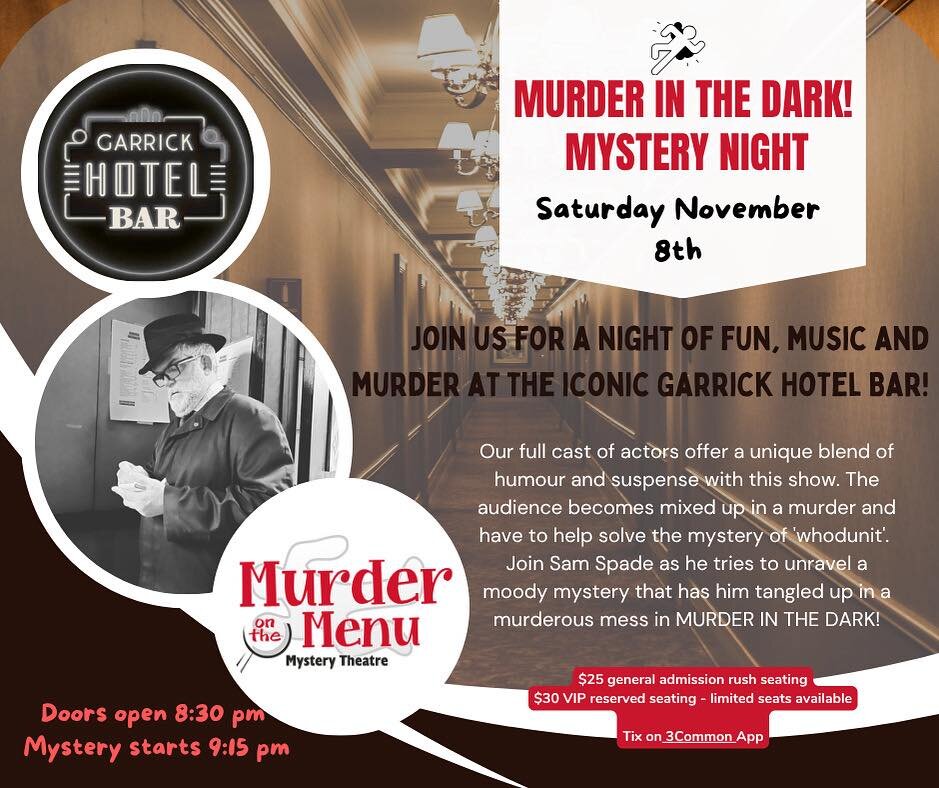 Murder in the Dark – Murder Mystery Night