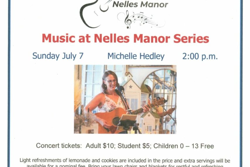 Music at Nelles Manor – Michelle Hedley