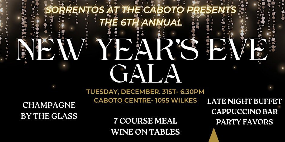 NEW YEARS EVE BLACK TIE GALA