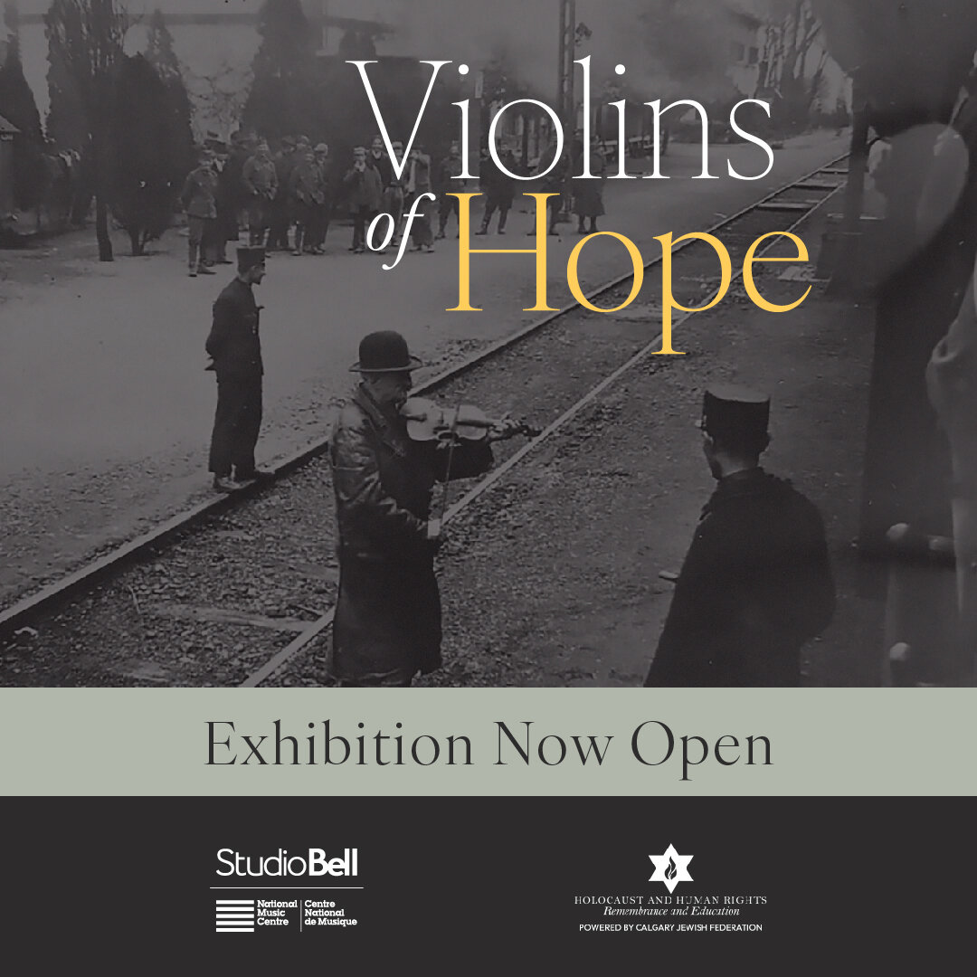 Violins of Hope exhibition at Studio Bell