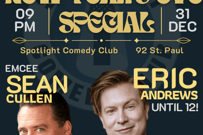 NYE 2026 Spotlight Comedy Club