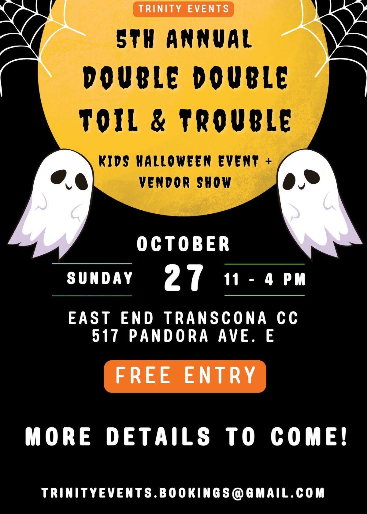 5th Annual Double Double Toil & Trouble