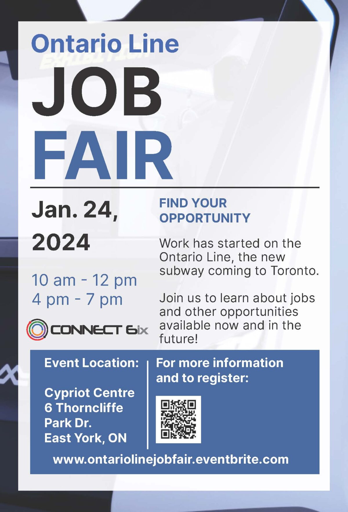 Ontario Line Job Fair