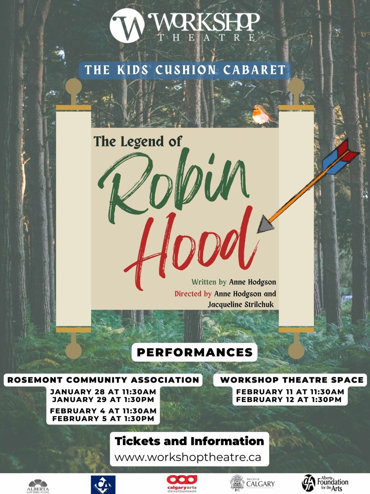 Workshop Theatre Kids Cushion Cabaret: The Legend of Robin Hood
