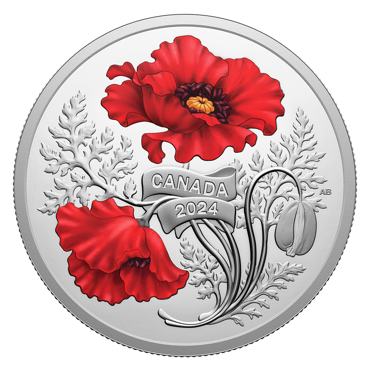 Royal Canadian Mint Releases Colourful Remembrance Day Coin