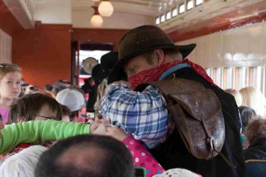Morning Robbery Train Ride