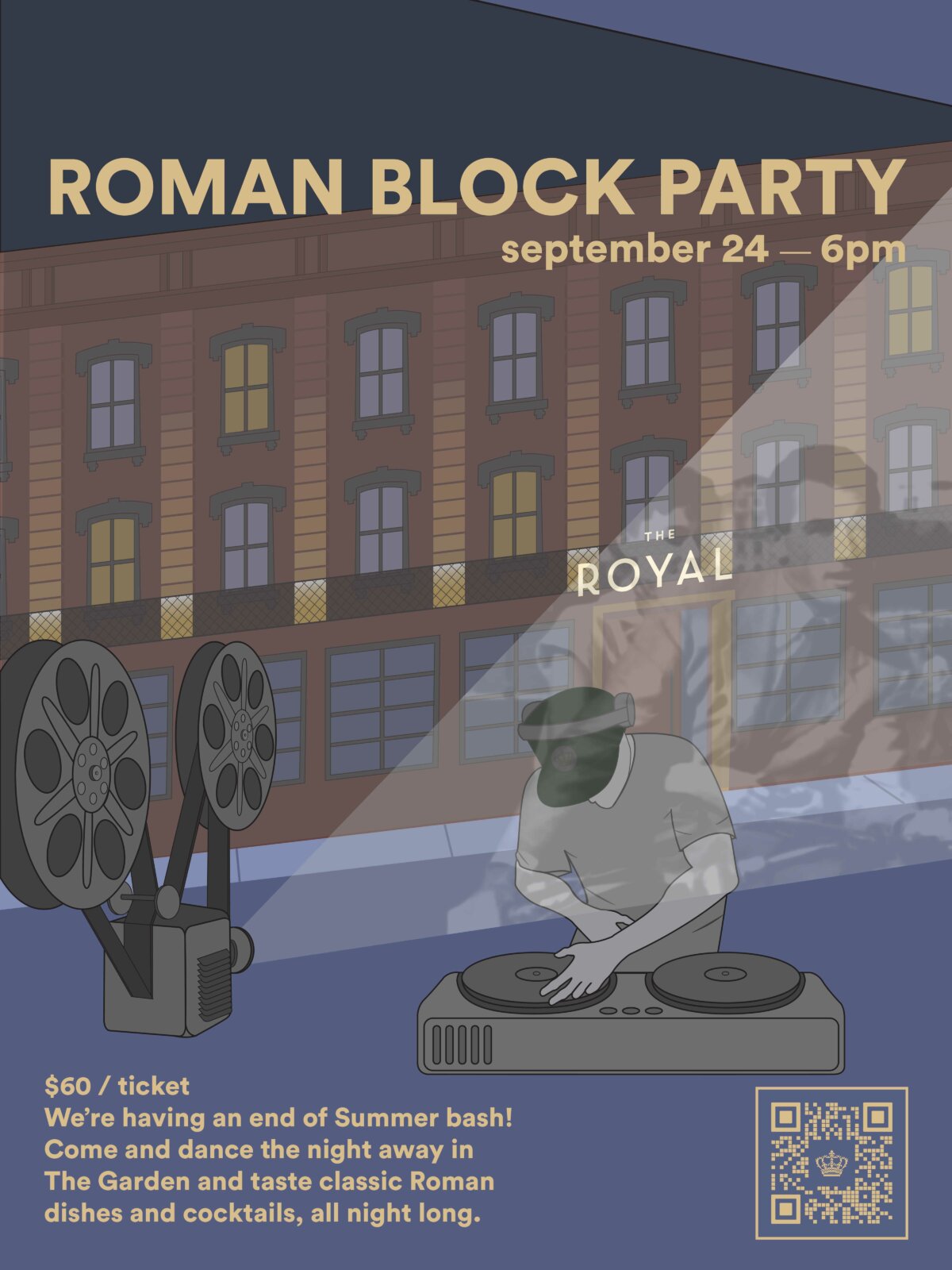 The Royal Hotel – Roman Block Party