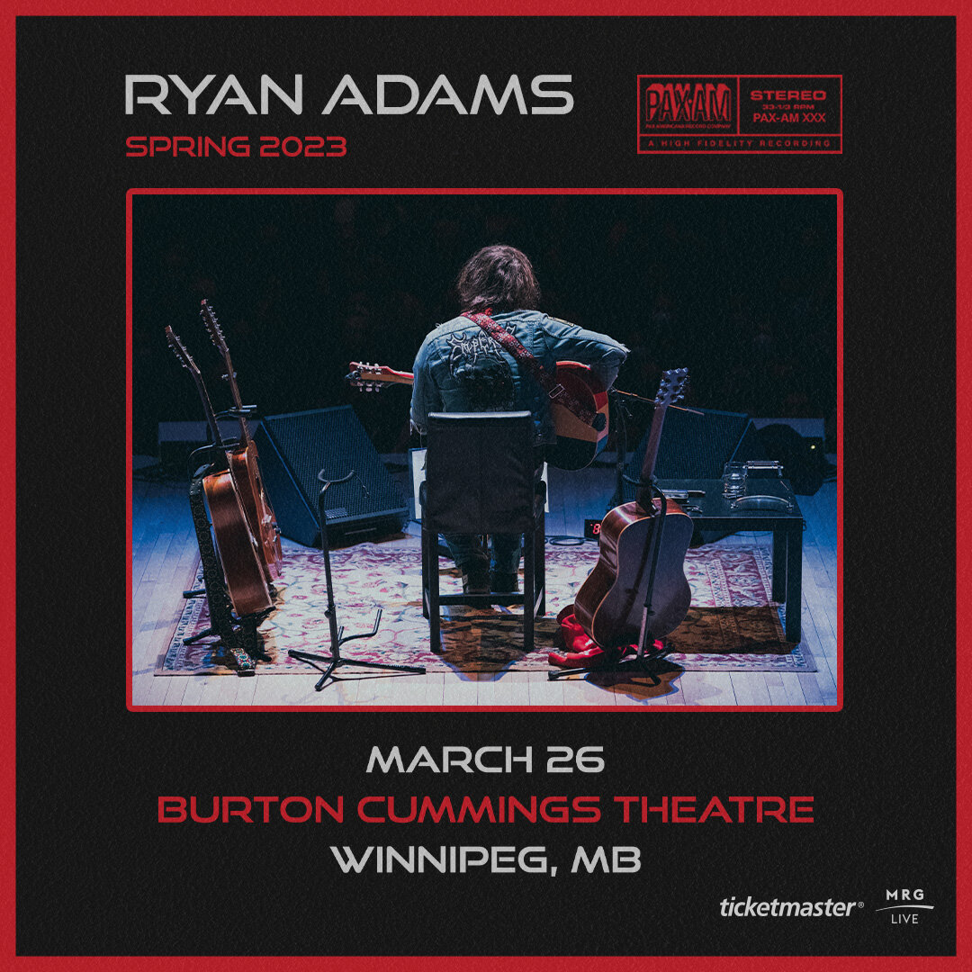 MRG Live presents: RYAN ADAMS
