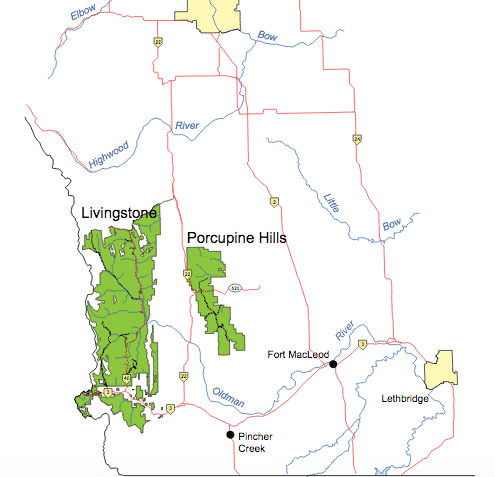 Off-Highway Vehicle Recreation Opportunities in South West Alberta