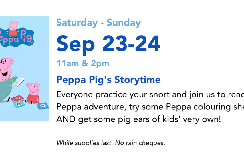 Peppa Pig’s Storytime
