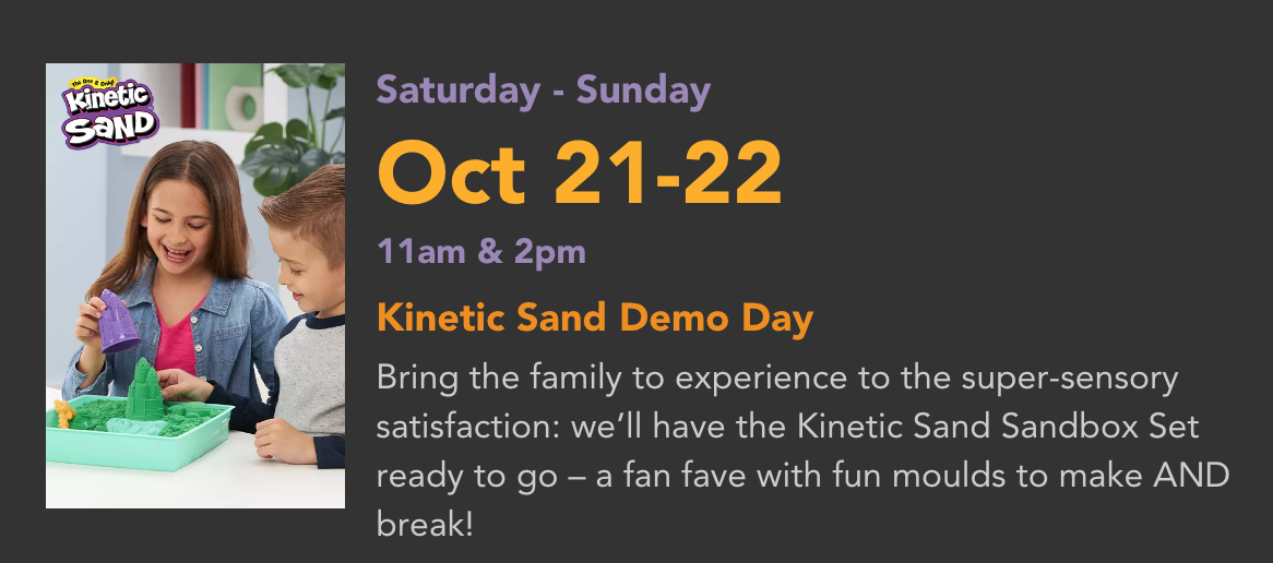 Kinetic Sand Demo Day