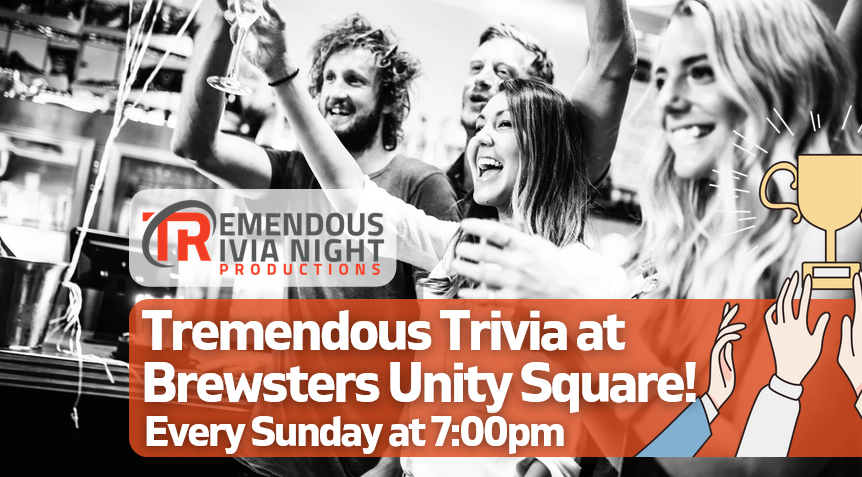 Edmonton Brewster’s Unity Square Sunday Night Trivia!
