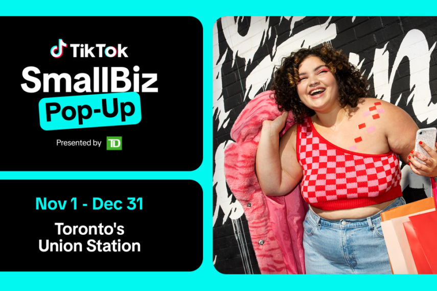 Celebrating Small Businesses at the TikTok SmallBiz Pop-Up, Presented by TD